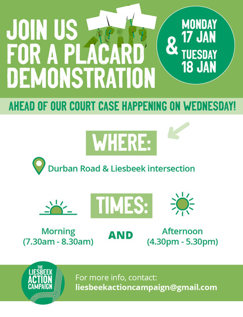 Calling for volunteers - placarding on Monday 17 and Tues 18 along the ...